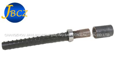 China Rib Peeling Roll Stamping Threaded Rebar Coupler / Adding Thread Length Rebar Splicing for sale