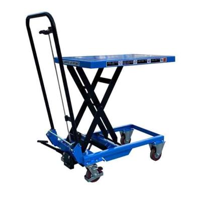 Cina carrello di sollevamento idraulico 39.76inx20.47in Max Height del manuale mobile 0.5t 39.37in in vendita