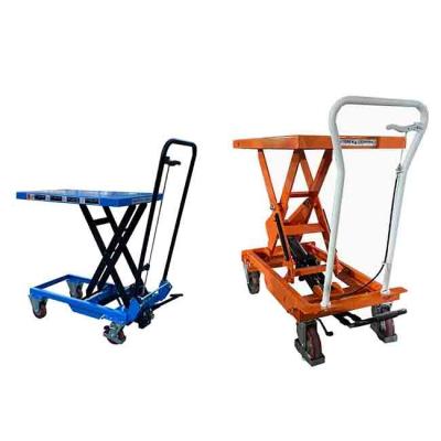Cina piattaforma mobile manuale 32.68inx19.69in Max Height della Tabella di ascensore di forbici 150kg 56.30in in vendita