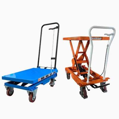 Cina piattaforma mobile manuale 32.68inx19.69in Max Height della Tabella di ascensore di forbici 150kg 56.30in in vendita