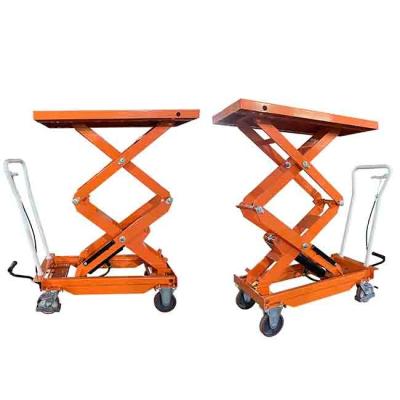 Cina Piattaforma manuale mobile 1010mmx520mm Max Height delle Tabelle di ascensore di forbici 300kg 1585mm in vendita