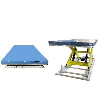 Cina Hydraulic Heavy Duty Electric Single Scissor Lift Table 2000kg Max Height 1400mm in vendita