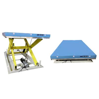 Cina tabella di ascensore idraulico stazionaria di 1300mm 2 Ton Single Scissor Lift in vendita