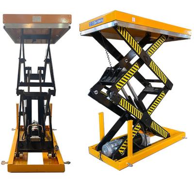 Cina Carretto idraulico 70.08in della Tabella di ascensore di forbici di 1 tonnellata 1300mmx820mm doppio in vendita
