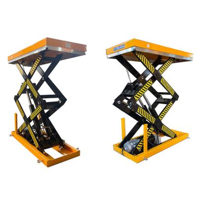 Cina Il doppio ascensore trasversale di forbici presenta 2 la grande piattaforma 2.5mx0.82m di Ton Max Height 39.37in in vendita