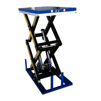 Cina il doppio ascensore di forbici di 1m presenta 4 Ton Hydraulic Large Platform 2.5mx0.85m in vendita
