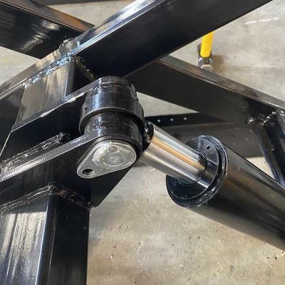Cina Il doppio ascensore trasversale di forbici presenta 2 la grande piattaforma 2.5mx0.82m di Ton Max Height 39.37in in vendita