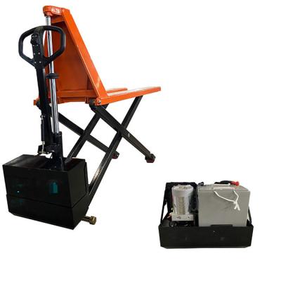 Cina pallet portatile Jack dell'ascensore di forbici del pistone del doppio della Tabella di ascensore idraulico di 45.28in 1500kgs in vendita