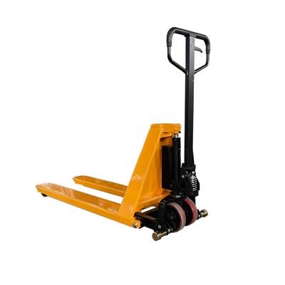 Cina Hydraulic Single Scissor Lift Table Pallet Truck Manual 1000kg Lifting Height 800mm in vendita