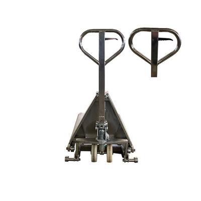 Cina Altezza di elevazione manuale inossidabile 2200lbs 800mm del camion di pallet di forbici in vendita
