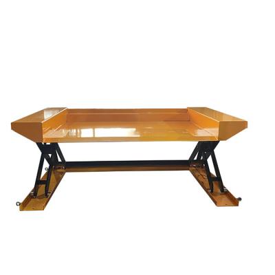 Cina 1000kg Hydraulic Low Profile Lift Tables Electric Zero Type Max Height 810mm in vendita