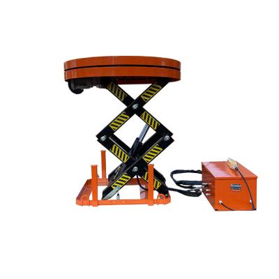 Cina le forbici su ordinazione 1t sollevano il piatto rotondo rotatorio della tabella 1200mm in vendita