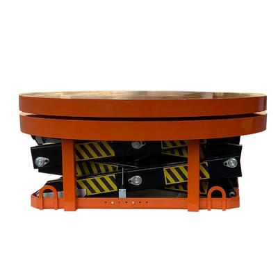 China la elevación de encargo 1000kg presenta las tijeras hidráulicas levanta las tablas con los tops giratorios 1200m m en venta
