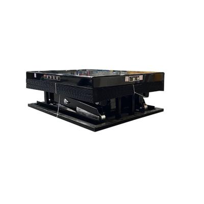 China Dubbel van de Liftlijsten 2500kg van de Schaar Verticaal Douane Elektrisch Groot Platform 2500mmx820mm Max Height 39.37in Te koop