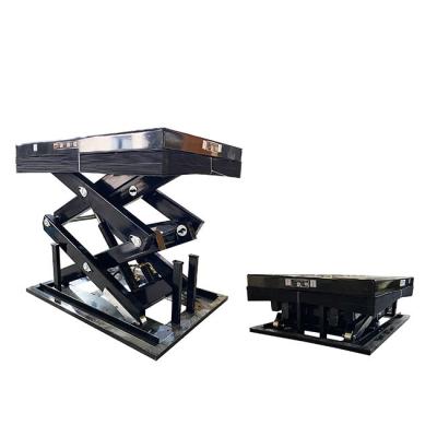 China Dubbel van de Liftlijsten 2500kg van de Schaar Verticaal Douane Elektrisch Groot Platform 2500mmx820mm Max Height 39.37in Te koop