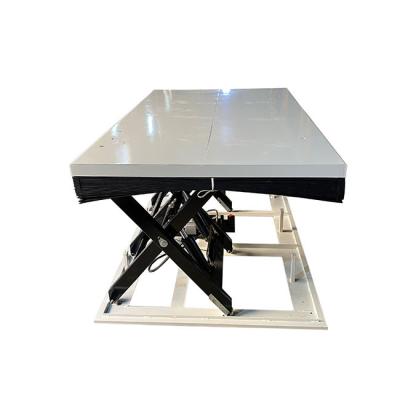Cina Una grande piattaforma 3000mmx1200mm di 8 di Ton Double Horizontal Electric Scissor Tabelle di ascensore con l'abitudine di Max Height 1050mm della polvere in vendita