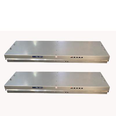 China Transverse Double Scissor Lift Tables 2 Ton Max Height 39.37in Large Platform 2.5mx0.82m Te koop