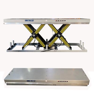 Cina Le doppie forbici resistenti orizzontali sollevano la piattaforma 4 Ton Min/Max Height 205/1000mm in vendita