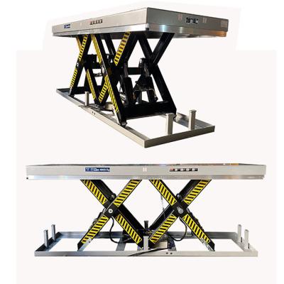 Cina le doppie forbici elettriche idrauliche 8000kg sollevano la tabella 3.4mx1.2m Max Height 41.34in in vendita