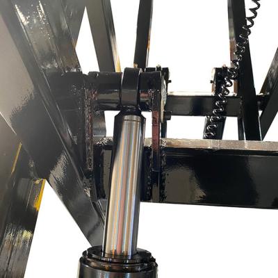 China Transverse Double Scissor Lift Tables 2 Ton Max Height 39.37in Large Platform 2.5mx0.82m for sale