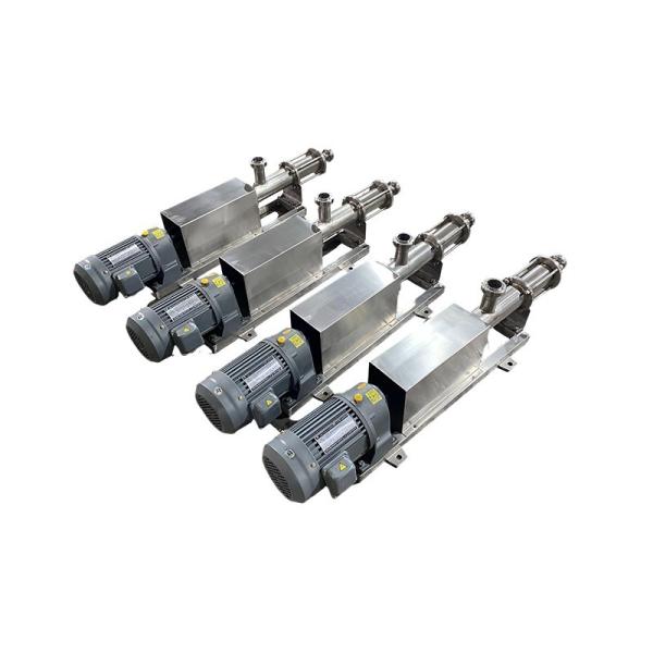 Quality Food Grade Apple Fruit Displacement Screw Pump Juice and Pulp Transfer Pump for sale