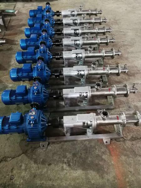 Quality Food Grade Apple Fruit Displacement Screw Pump Juice and Pulp Transfer Pump for sale
