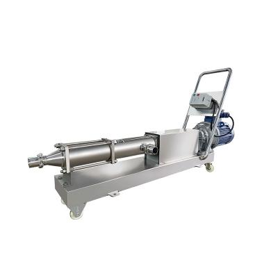 China High Performance Food Grade Transfer G Type Stainless Steel Single Screw Pump for sale
