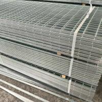 China Heavy Duty Serrated Steel Grating 32x5mm Anti-Slip Galvanized Grid for Industrial Flooring for sale