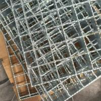 China Heavy Duty Steel Grating 32x5mm Anti-Slip Ventilated Floor Grating for Industrial Drainage for sale