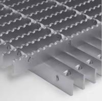 China Hot Dipped Galvanized Steel Grating 30mm Bearing Bar Pitch 1000x1000mm for sale