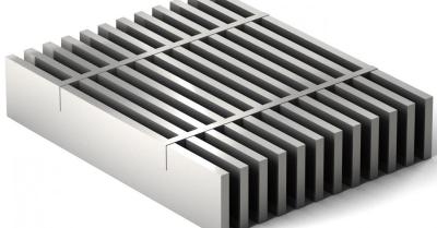 中国 30mm 重荷 防滑 熱浸し 熱加熱 Tバー 産業用 鉄鋼 セキュリティ 格子 販売のため