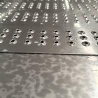 China Perforated Metal Plate 10x10mm Hexagonal Hole Pattern ISO9001 1960x500x140mm for sale