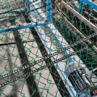 China Customizable Galvanized Chain Link Fence 1.8m Height 50mm Mesh for Security for sale