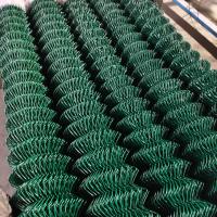 China Customizable Galvanized Chain Link Fence 1.8m Height 50mm Mesh for Security for sale