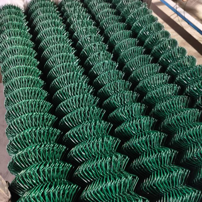 Custom chain link fence installation example