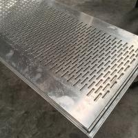China Hexagonal Pattern Perforated Metal Plate 10x10mm Hole Custom Sizes for sale