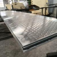 China Hexagonal Pattern Perforated Metal Plate 10x10mm Hole Custom Sizes for sale