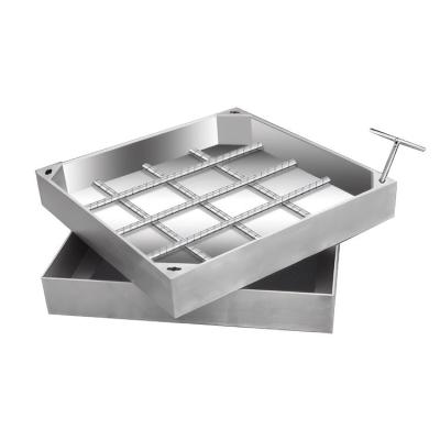 China Gelaste roosters van roestvrij staal 1000x6000 mm voor industriële platforms Te koop