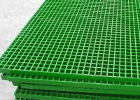 China Customized Fiberglass Grating Panels 25x5mm Bearing Bar for Building Walkways for sale