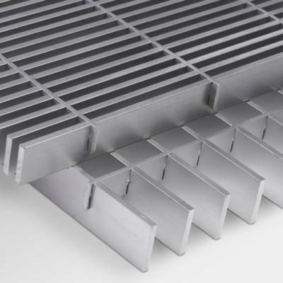 China 2mm Thickness Aluminum Bar Grating For Walkway Platform for sale