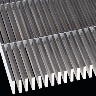 China 2mm Thickness Aluminum Bar Grating For Walkway Platform for sale