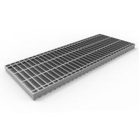 China Modular Customizable Serrated Carbon Steel Bar Grating 1000mm Width Easy Installation for sale