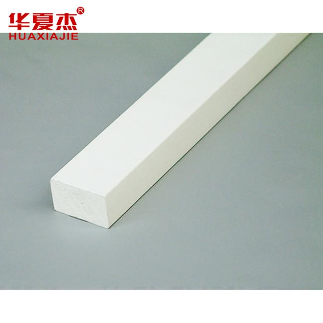Plain white sound absorption heat resistant interior decoration home plastic pvc window ceiling exterior moulding