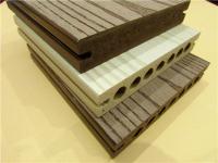 China Embossing Galling WPC Composite Decking Solid PVC Plastic Deckings for sale