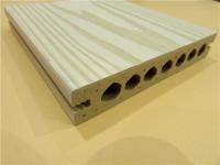 China Embossing Galling WPC Composite Decking Solid PVC Plastic Deckings for sale
