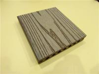 China Embossing Galling WPC Composite Decking Solid PVC Plastic Deckings for sale