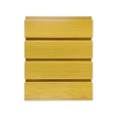 China slatwall do pvc da prova de fogo para a cor de suspensão da madeira das exposições 12 polegadas 4 pés ou 8 pés à venda