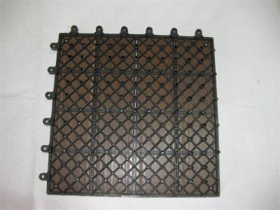 China 30mm x 30mm DIY WPC Decking Floor , Interial wood and plastic composite Decking for sale