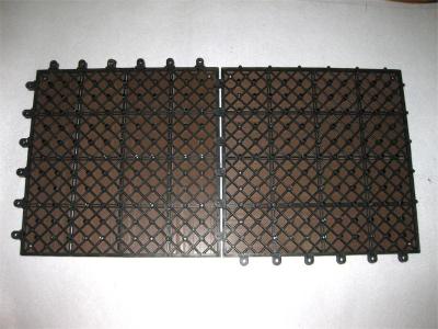 China 30mm x 30mm DIY WPC Decking Floor , Interial wood and plastic composite Decking for sale