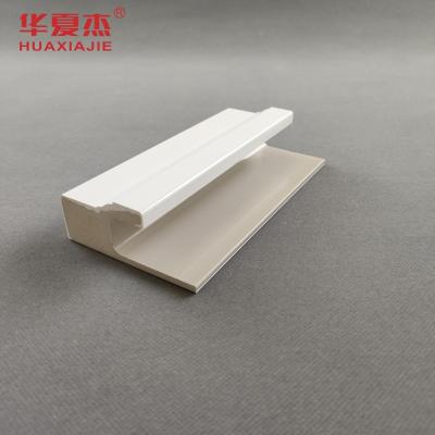 China Home Decoration WPC Door Jamb Screw Fixed Installation wpc white cape j-channel for sale